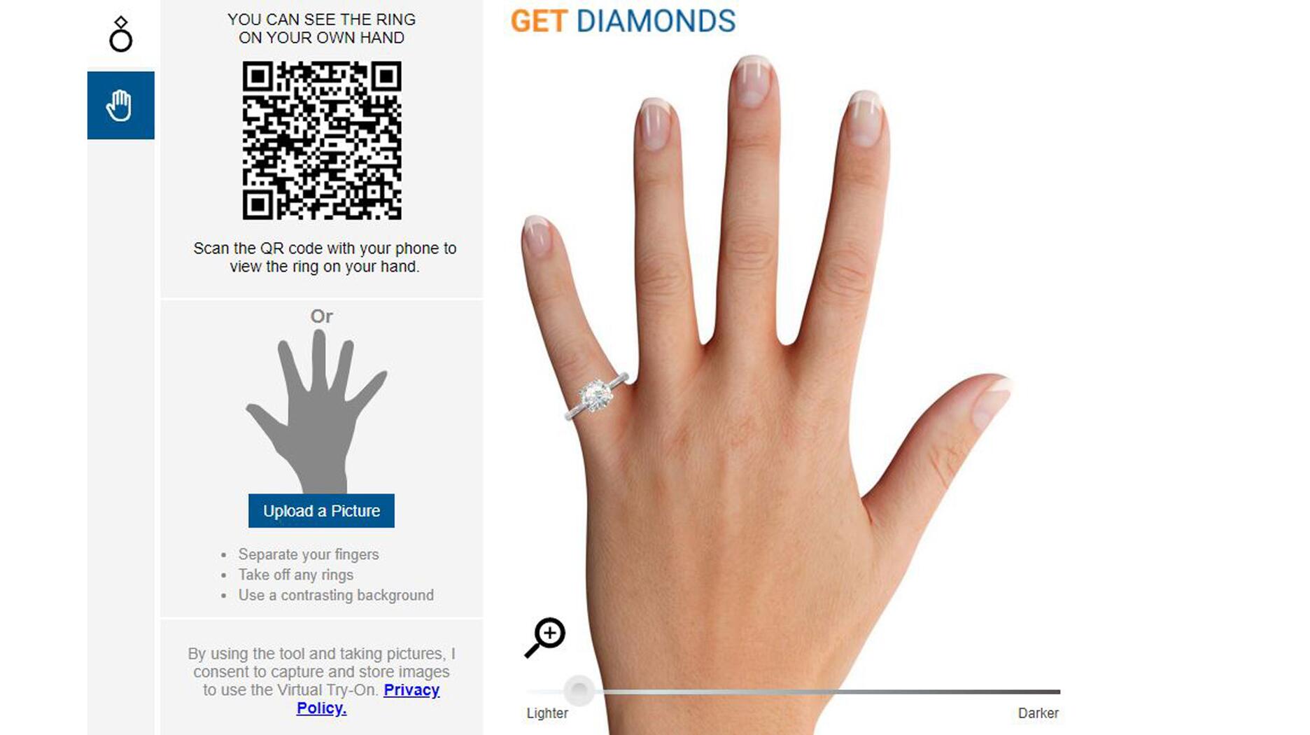 Get-Diamonds Launches Augmented Reality Tool, ‘Virtual Hand’ | National ...